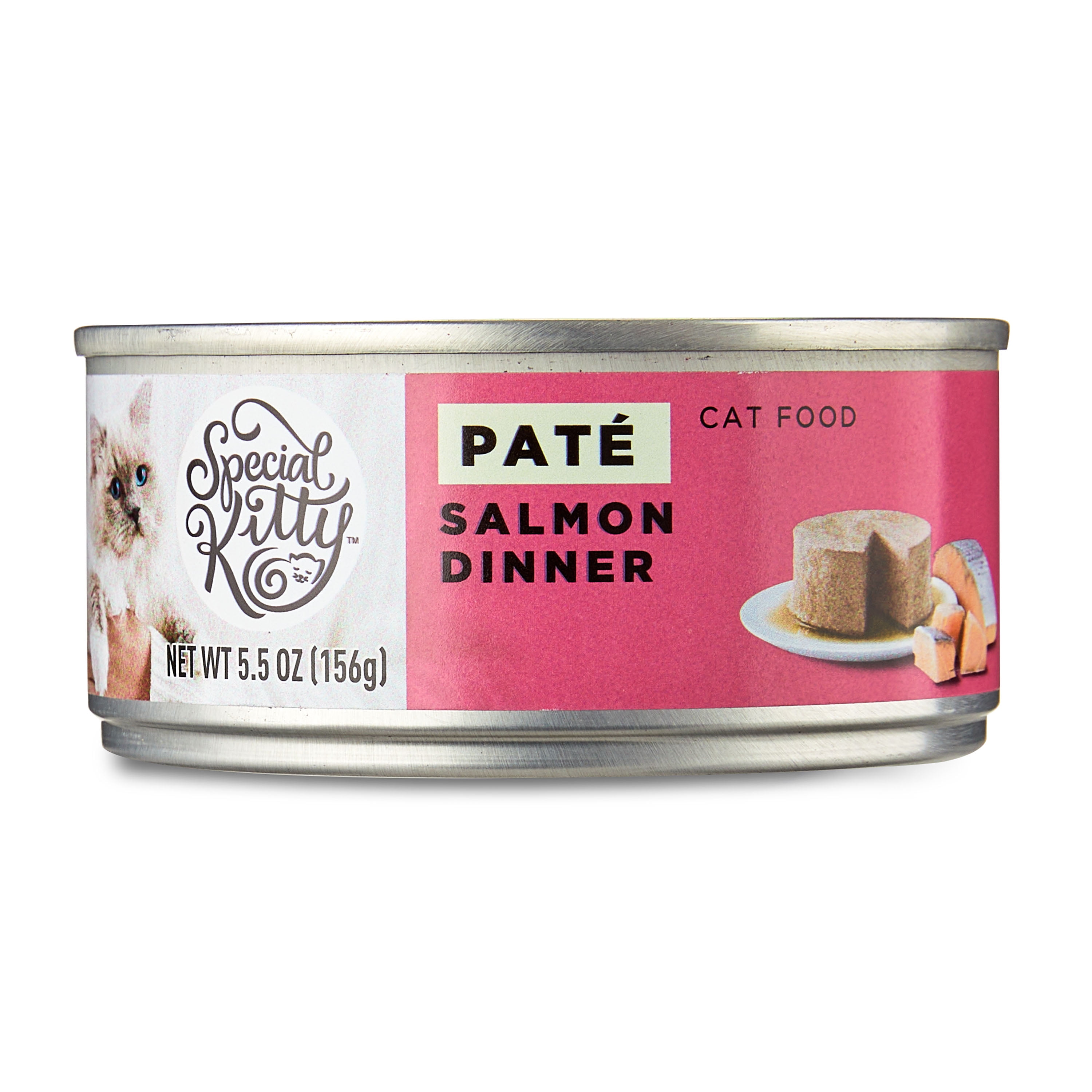 (12 pack) Special Kitty Salmon Dinner Pate Wet Cat Food, 5.5 oz Can ...