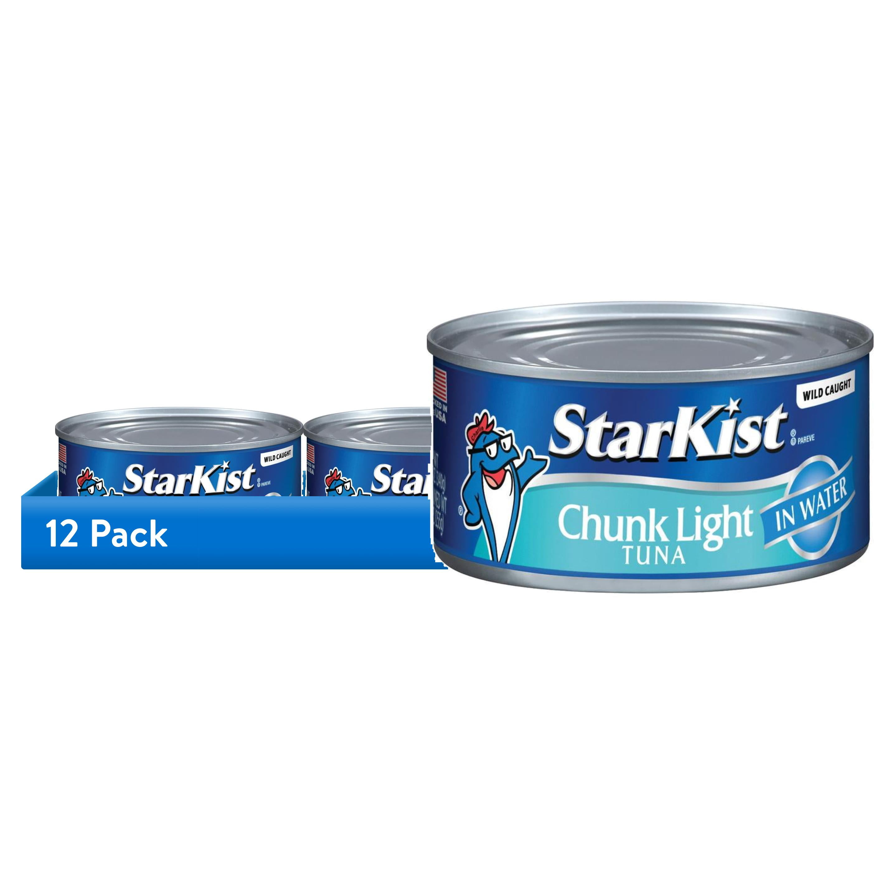 (12 pack) StarKist Chunk Light Tuna in Water, 12 oz - Walmart.com