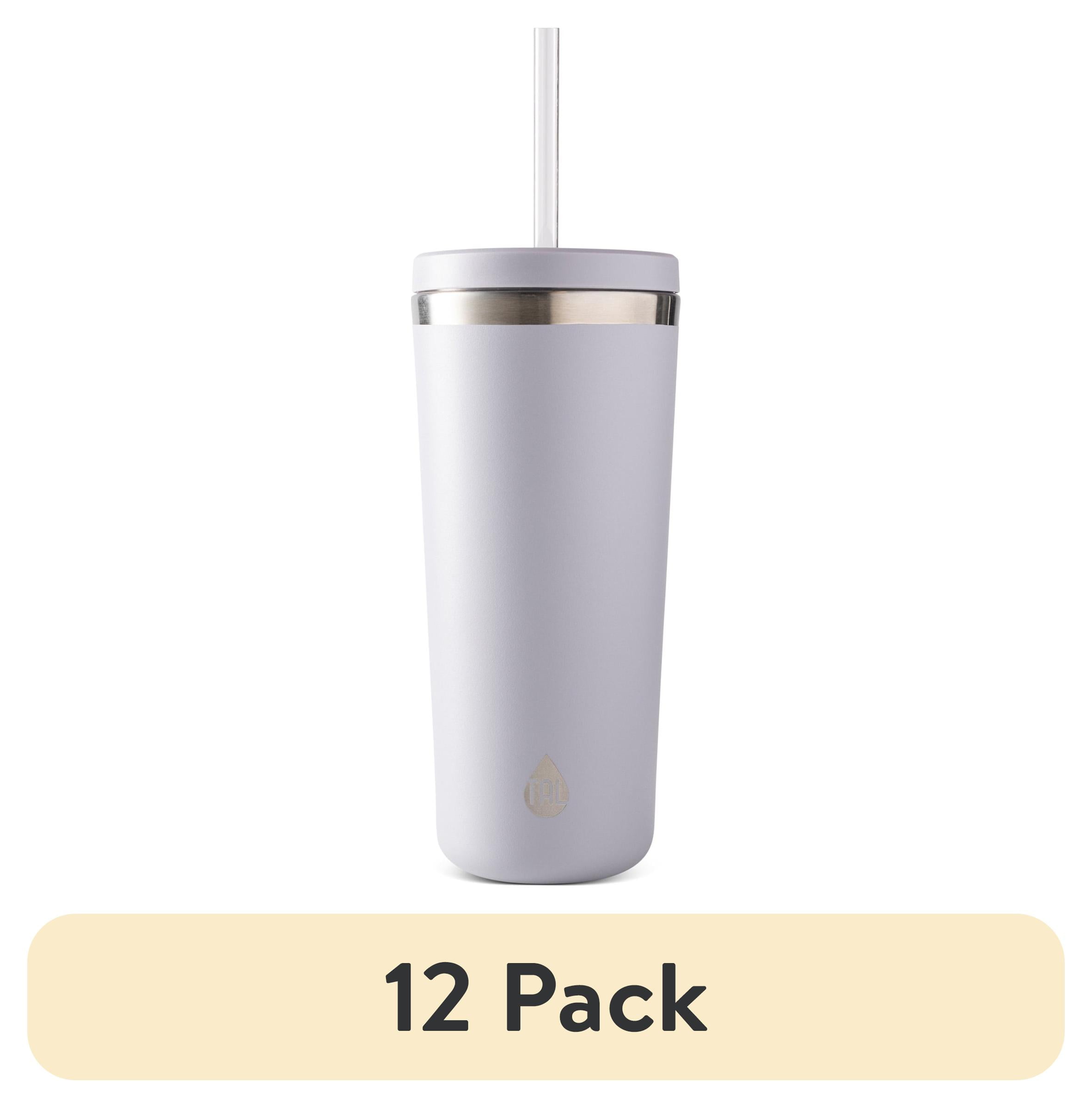 (1 pack) TAL Stainless Steel Ranger Tumbler with Straw 24oz, Gray Blue ...