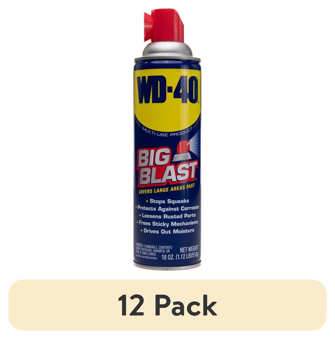 (12 pack) WD-40 Multi-Use Product Big-Blast Lubricant with Wide Nozzle ...