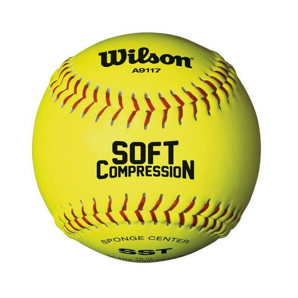 Wilson Soft Compression Softballs 1 DZ - Walmart Business Supplies