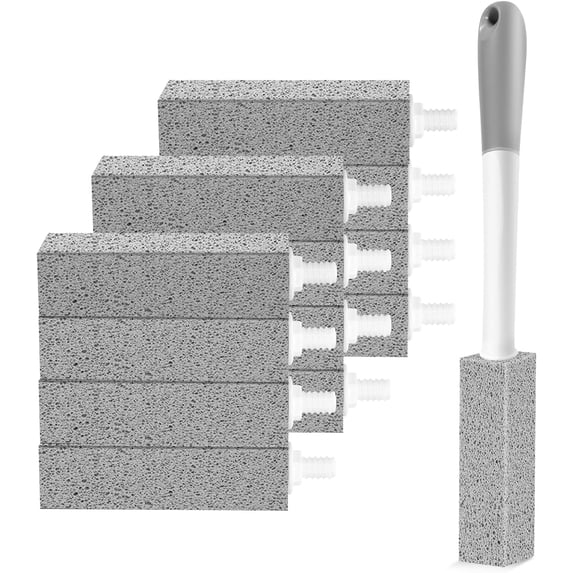 12-pack long-handled toilet pumice, pumice toilet cleaner, 1 cleaning ...