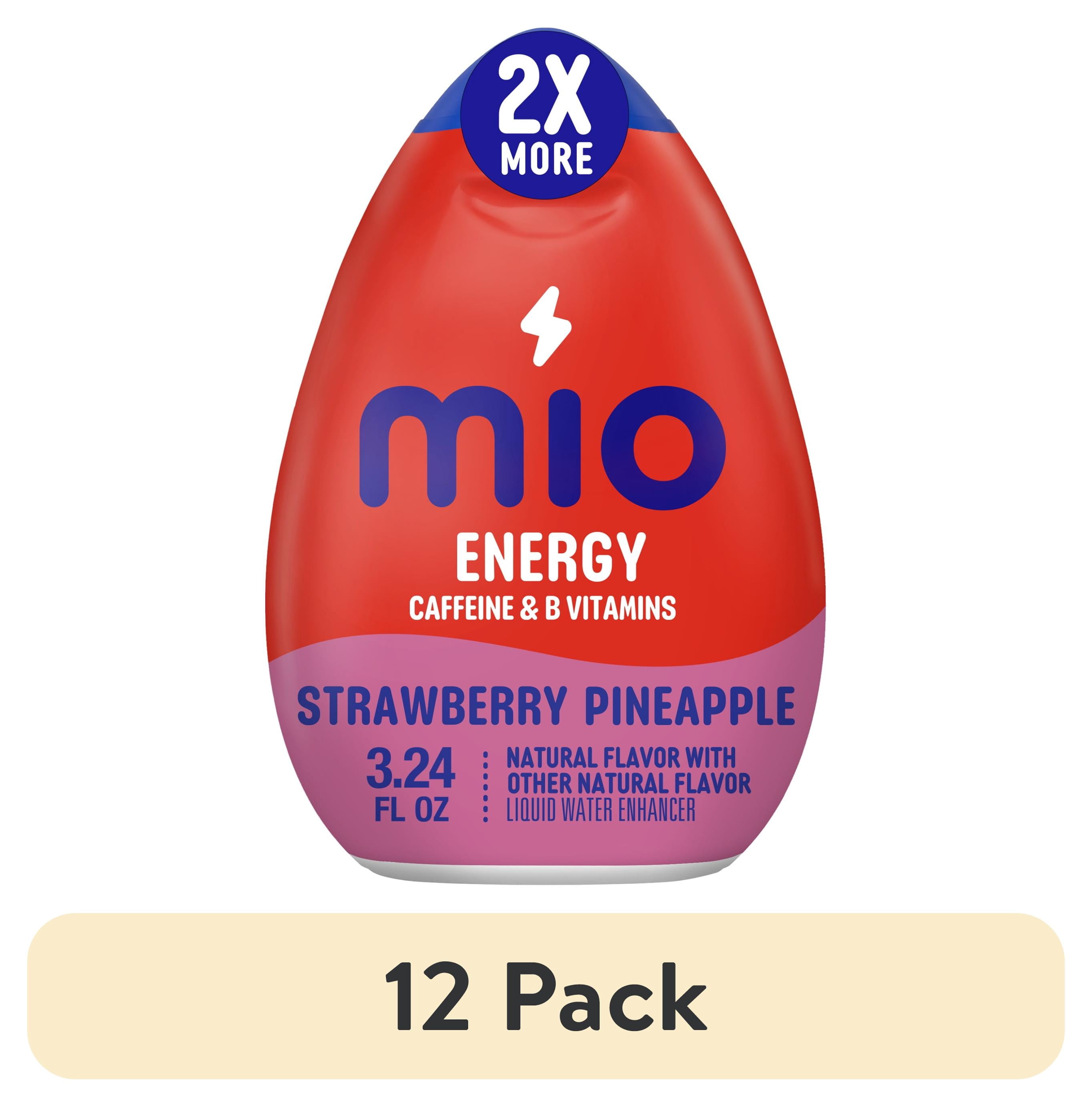 (12 pack) Mio Energy Strawberry Pineapple Flavored with Other Natural ...