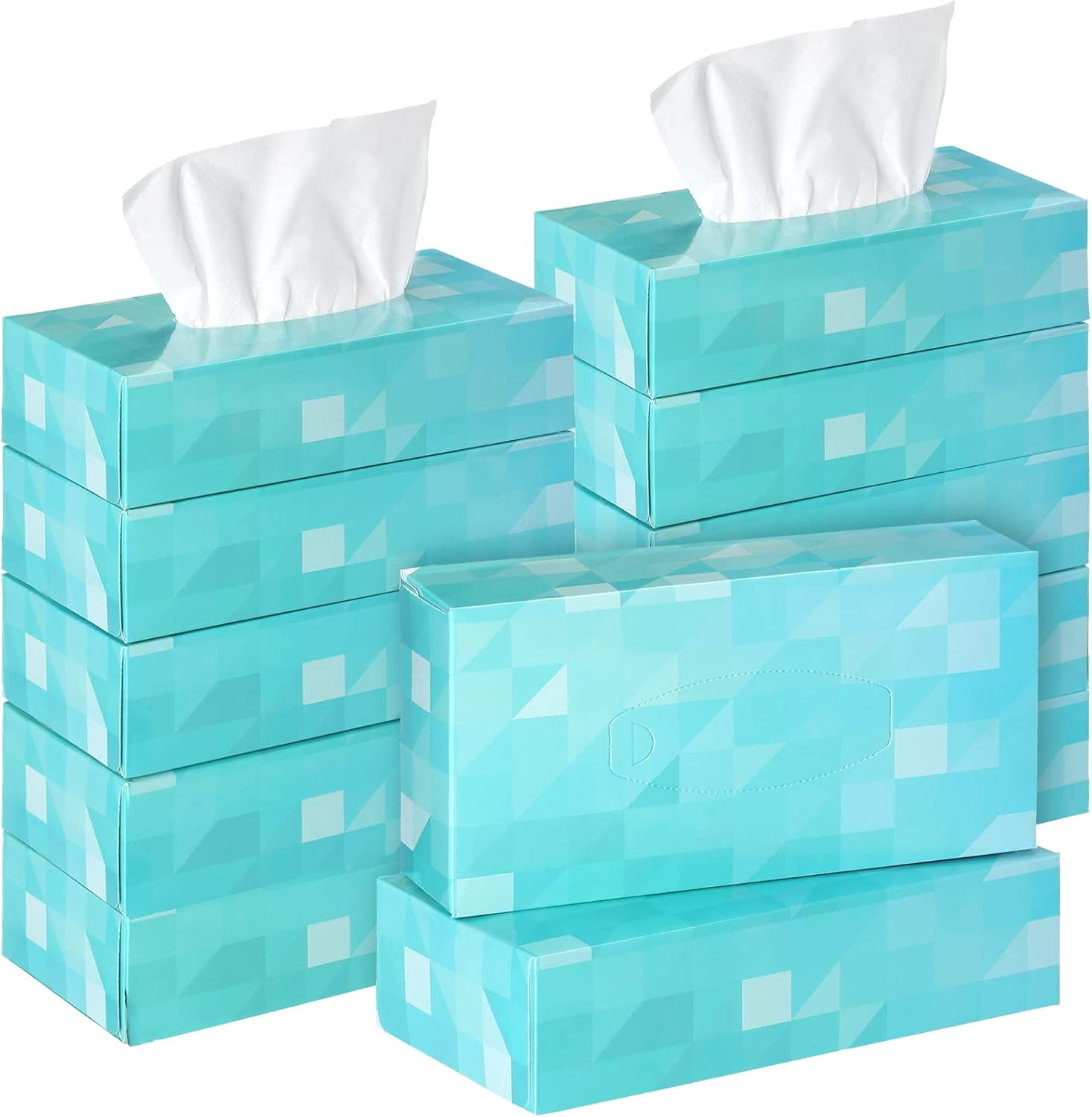 12 packs of school-use facial hygiene paper boxes, 1560 pieces, soft ...