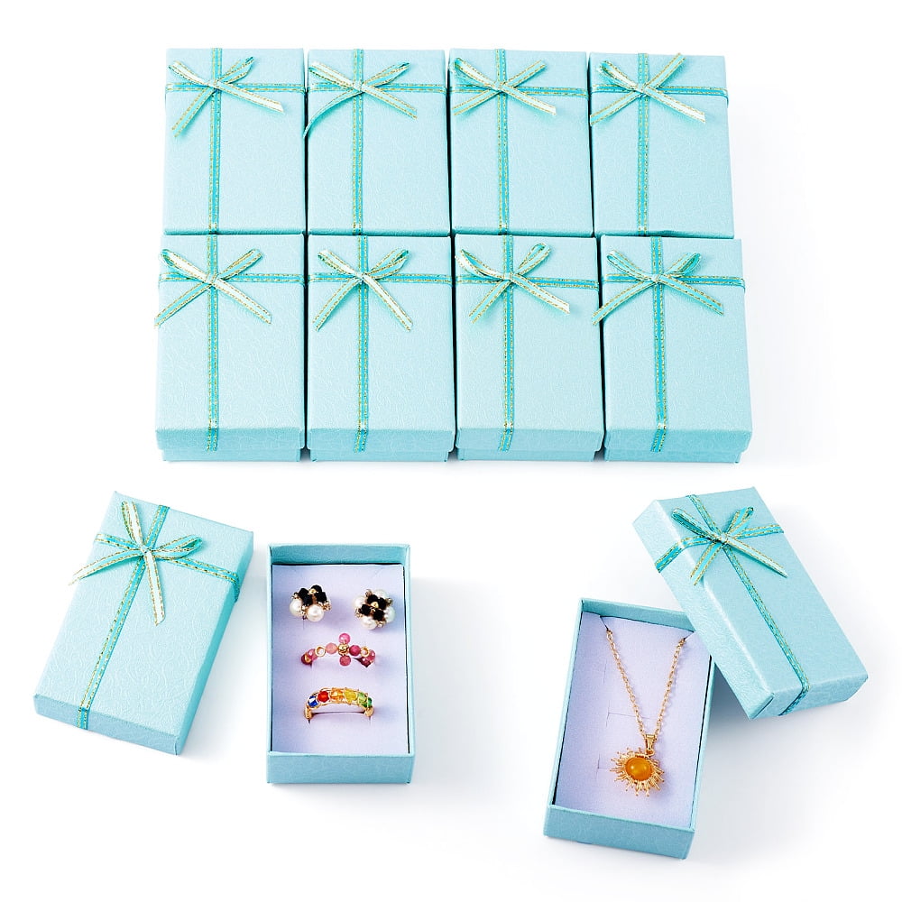 12 pc Cardboard Jewelry Set Packaging Boxes,for Rings Small Watches ...