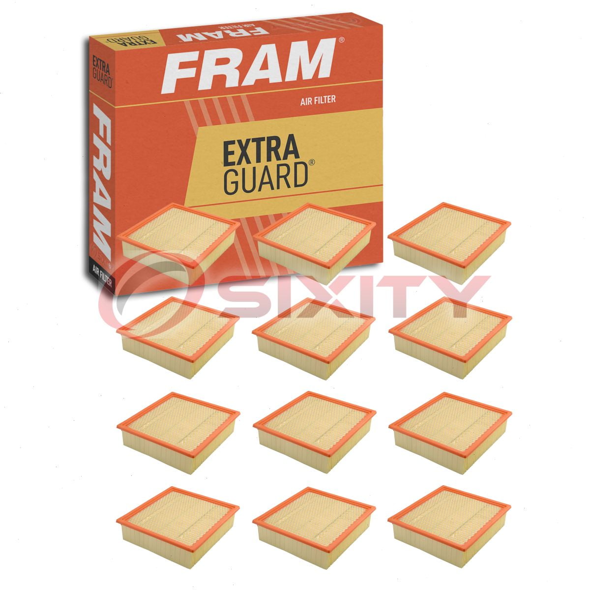 12 pc FRAM CA10262 Extra Guard Air Filters for 33-2365 49088 7R3V-9601 ...