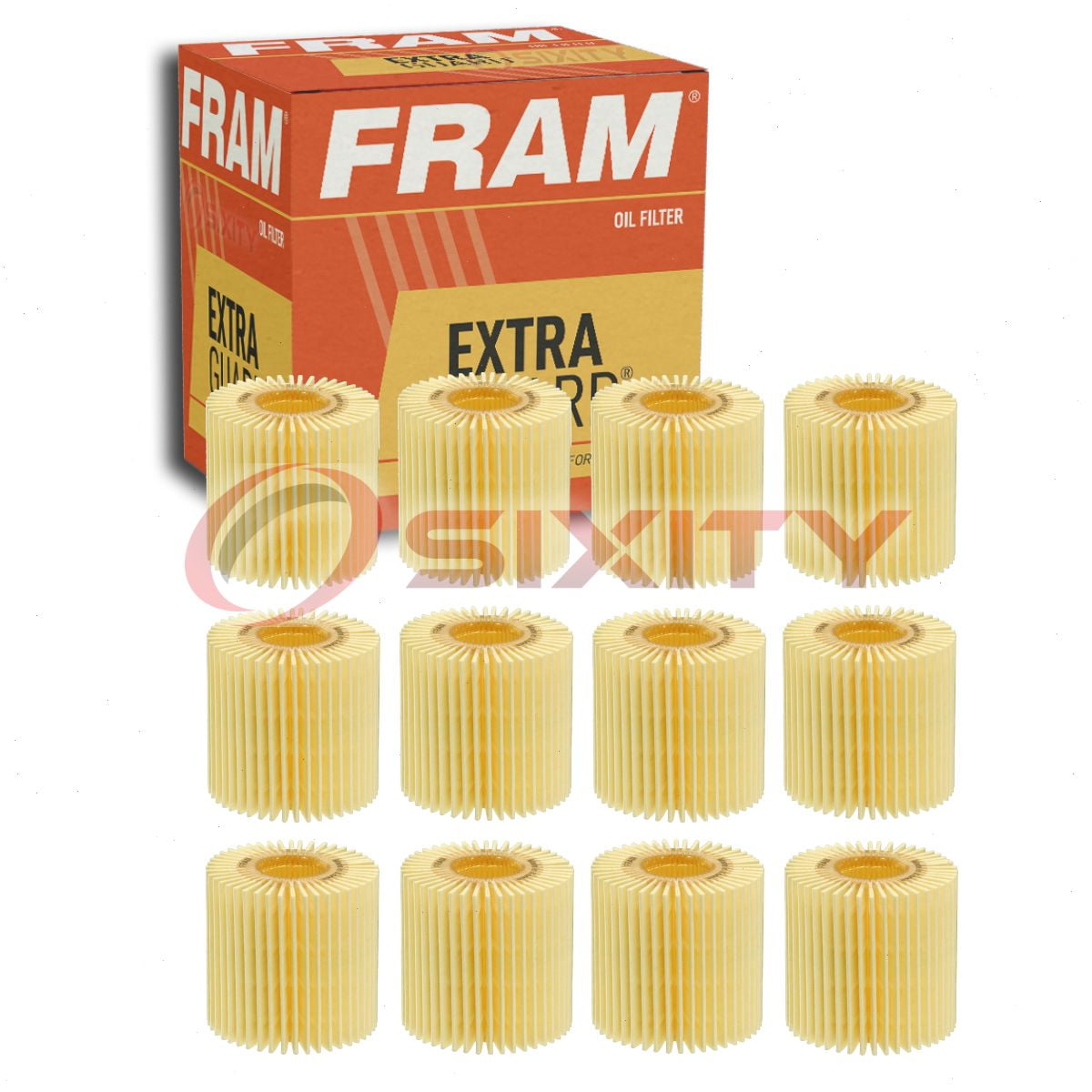 12 pc FRAM CH9972 Extra Guard Engine Oil Filters for 3M4Z-6714-AA 7151 ...