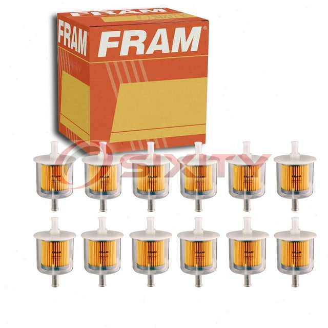 12 pc FRAM G12 Fuel Filters for ALG-894/2 E9BZ-9155-A FF689 G497 GF226 ...