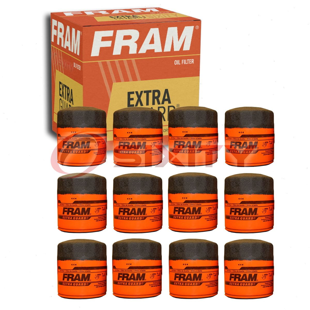12 pc FRAM PH10060 Extra Guard Engine Oil Filters for 3I-1223 57022 ...