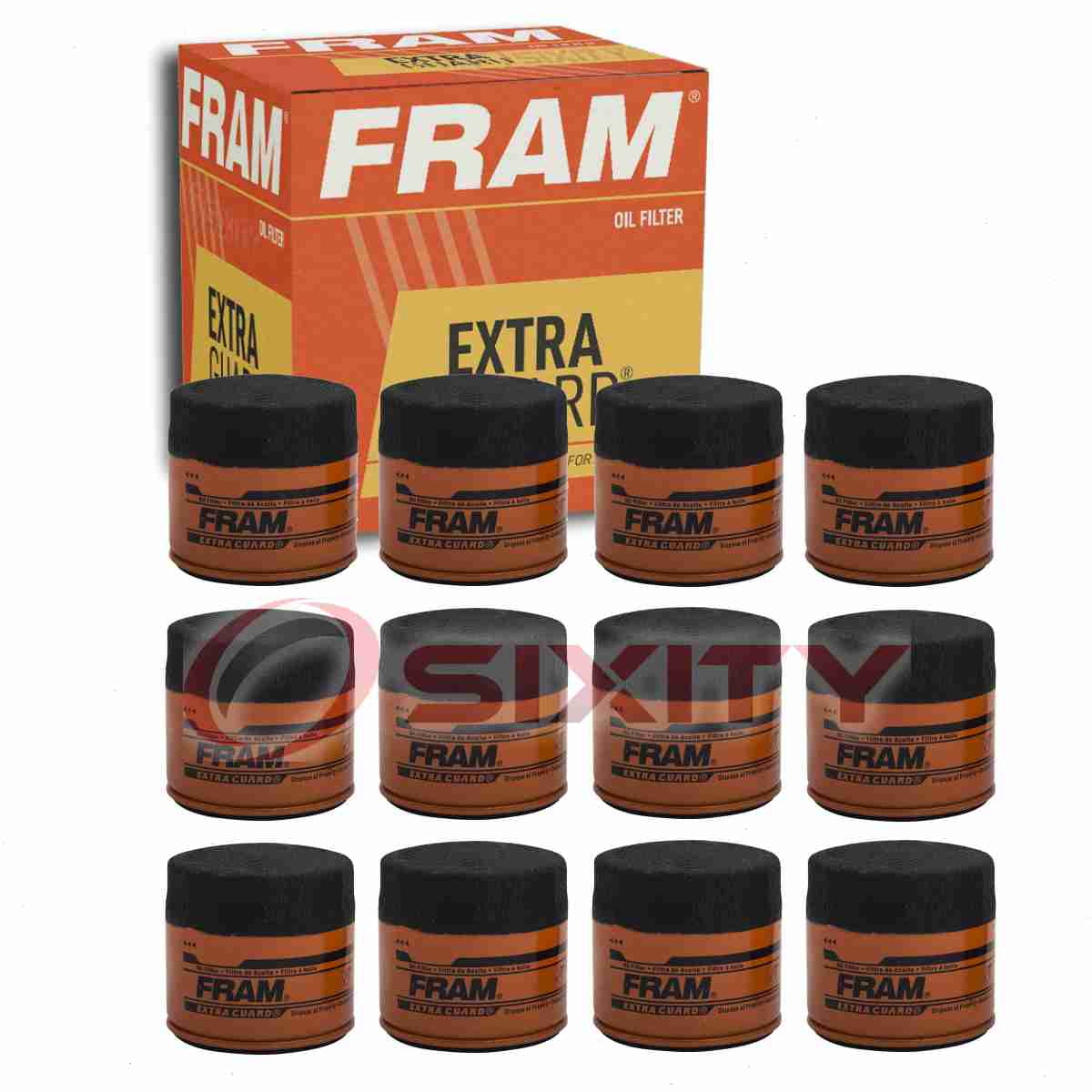 12 pc FRAM PH11462 Extra Guard Engine Oil Filters for 664 L10109 Oil ...