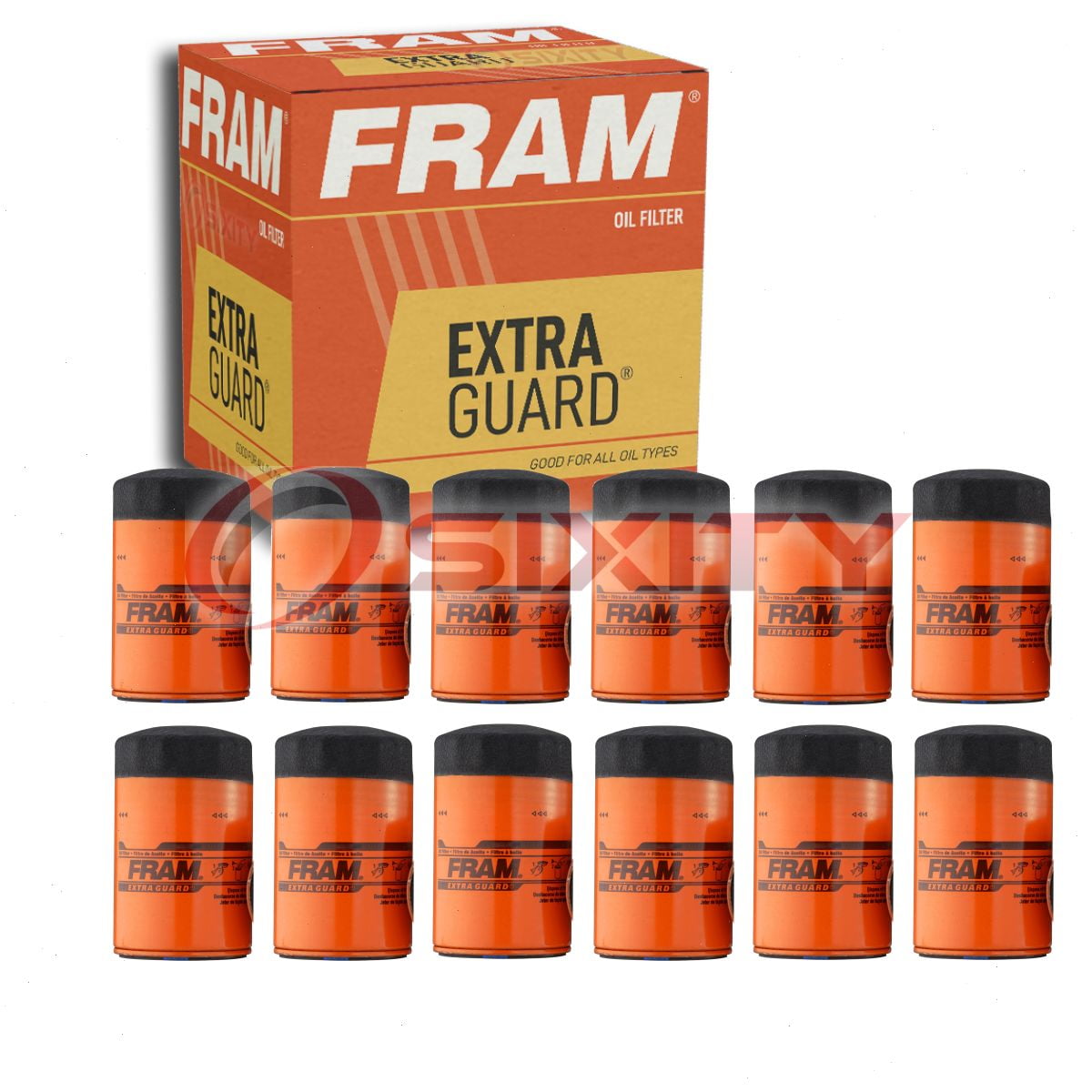 FRAM PH2870A Extra Guard Engine Oil Filters, 12 pc, Replaces ACDelco ...