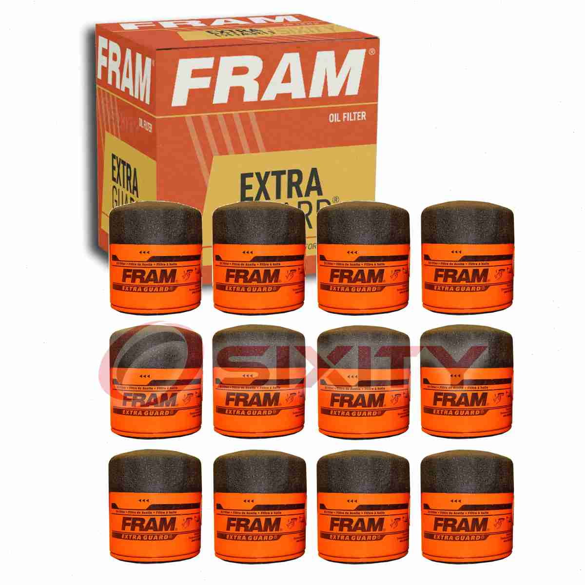 12 pc FRAM PH966B Extra Guard Engine Oil Filters for 256-8753 3355903 ...