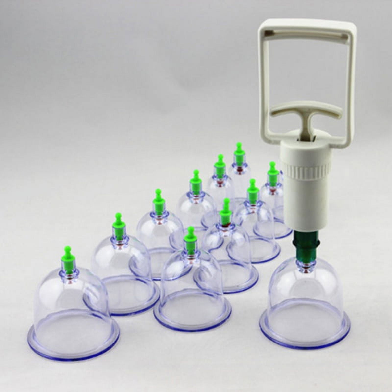 12 pc/Set Medical Vacuum Cupping with Suction Pump Suction Therapy ...