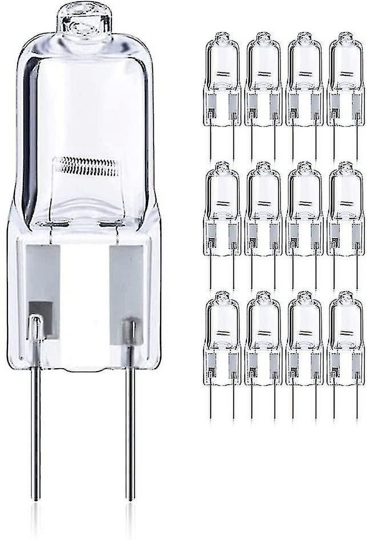 12-pcs 50w Gy6.35 / G6.35 Halogen Dimmable, 12v Bi-pin Base T4 G6.35 ...