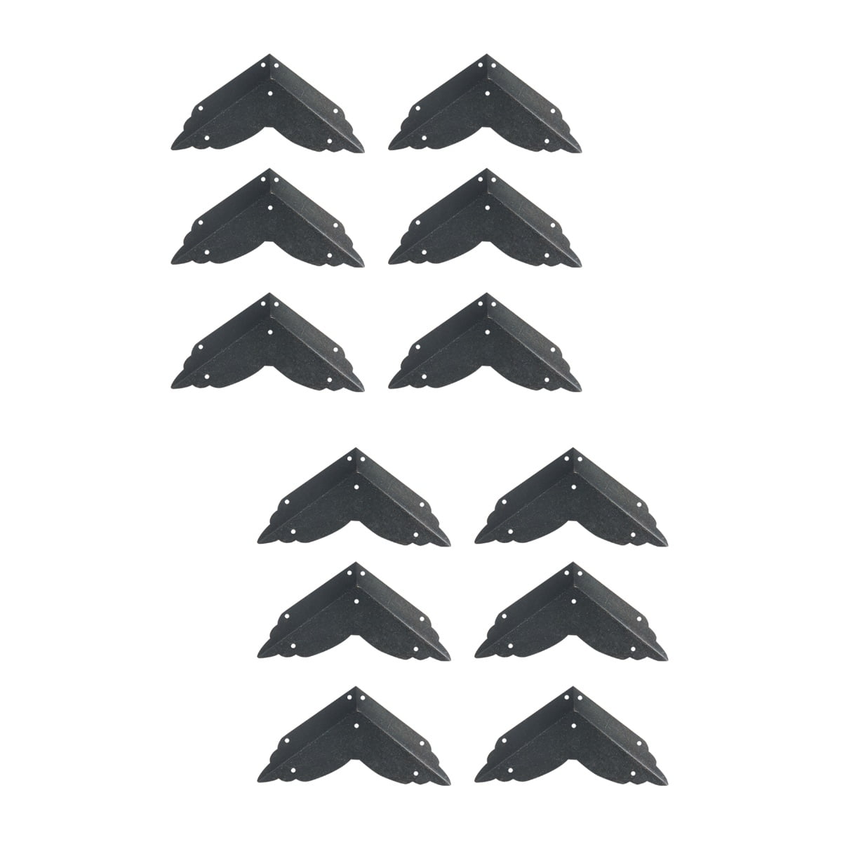 12 pcs 70mm Iron Furniture Corner Protector Corner Desk Corner Guard ...