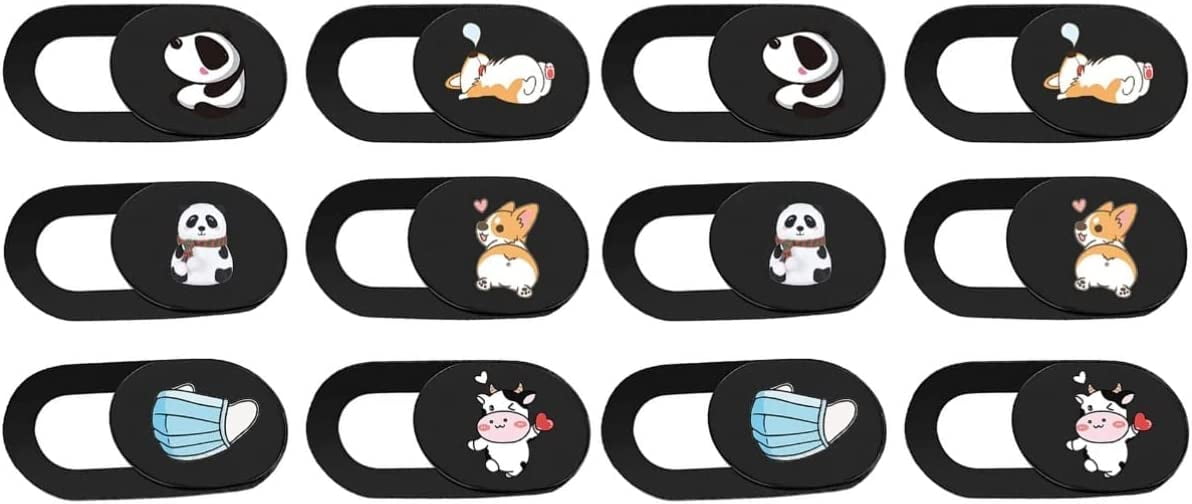 12 pcs Animal Design Laptop Camera Cover Privacy Camera Cover Camera ...