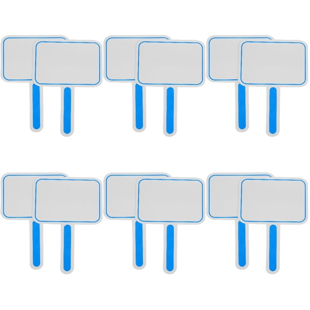 12 pcs Blank Score Boards Erasable Scoreboards Voting Scoreboards ...