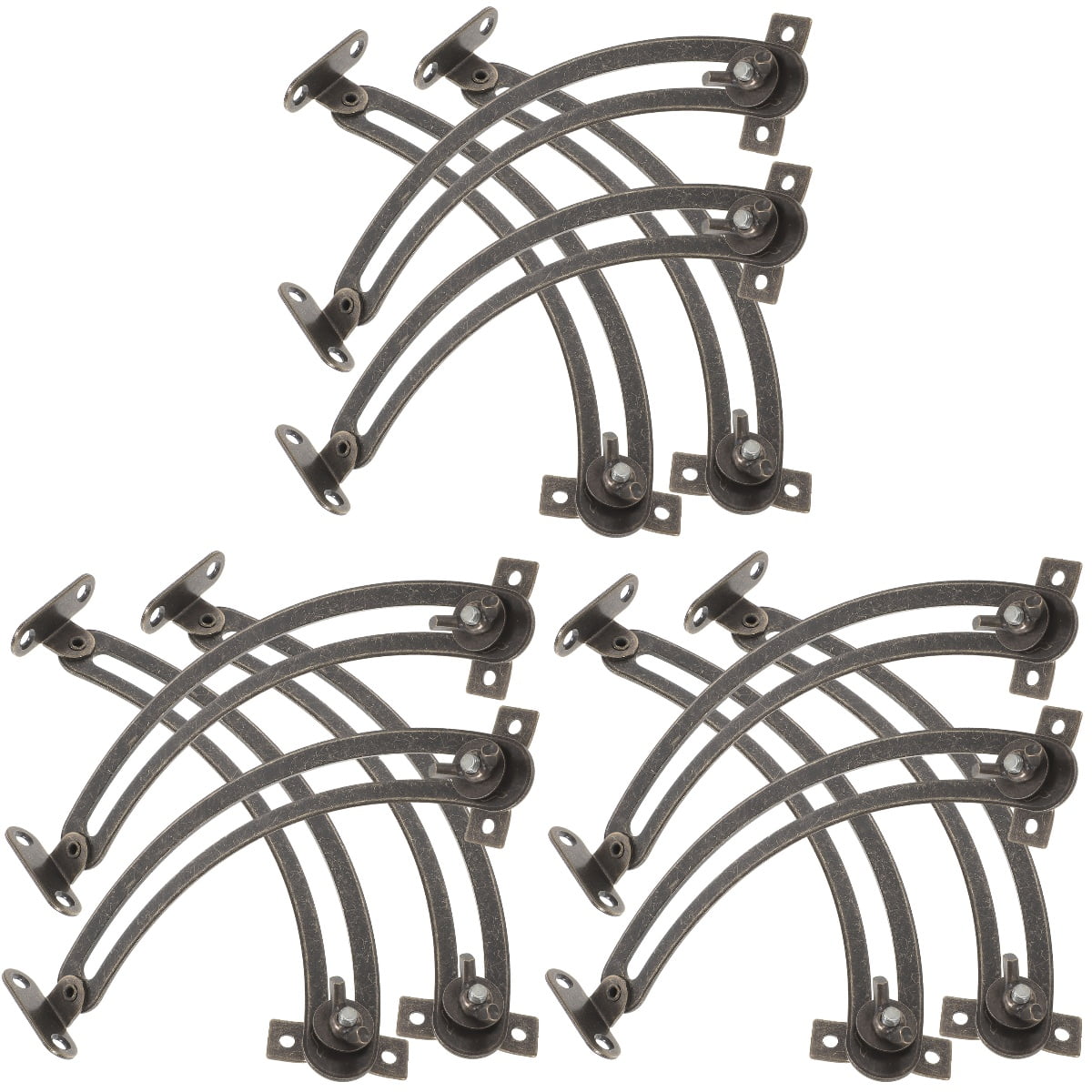 NICERIO Cabinet Hinges Black Soft Close for Cupboard Doors and ...