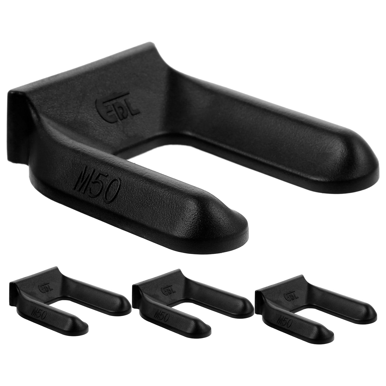 12 pcs Clamping Slot Wheel Fixator Chair Caster Stoppers Plastic ...