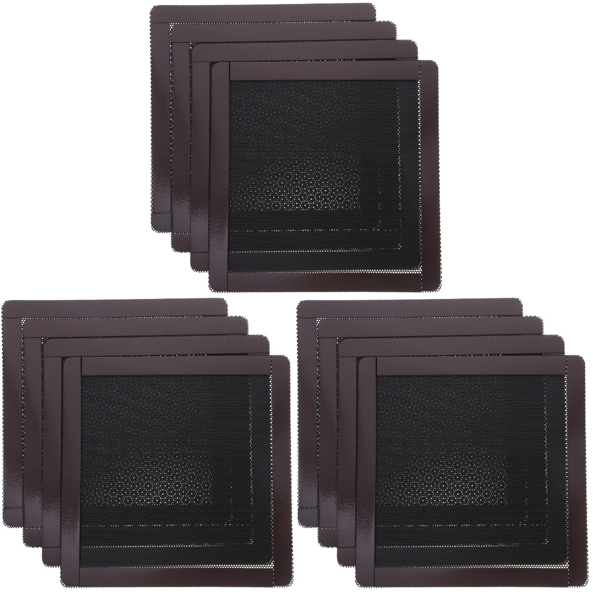 12 pcs Computer Fan Filter Fan Dustproof Case Fan Computer Mesh ...