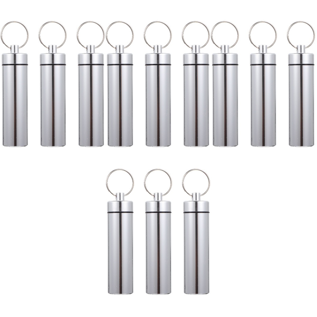 12 pcs Cotton Swab Containers Toothpick Boxes Tools for Outdoor Camping ...