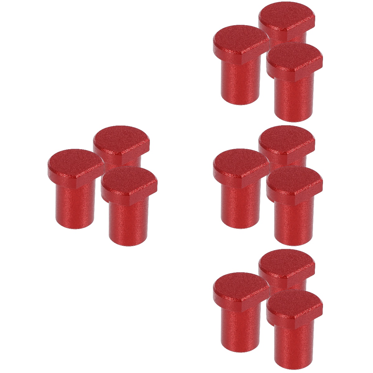 12 pcs Dog Hole Clamp Woodworking Workbench Short Peg 19mm Bench ...