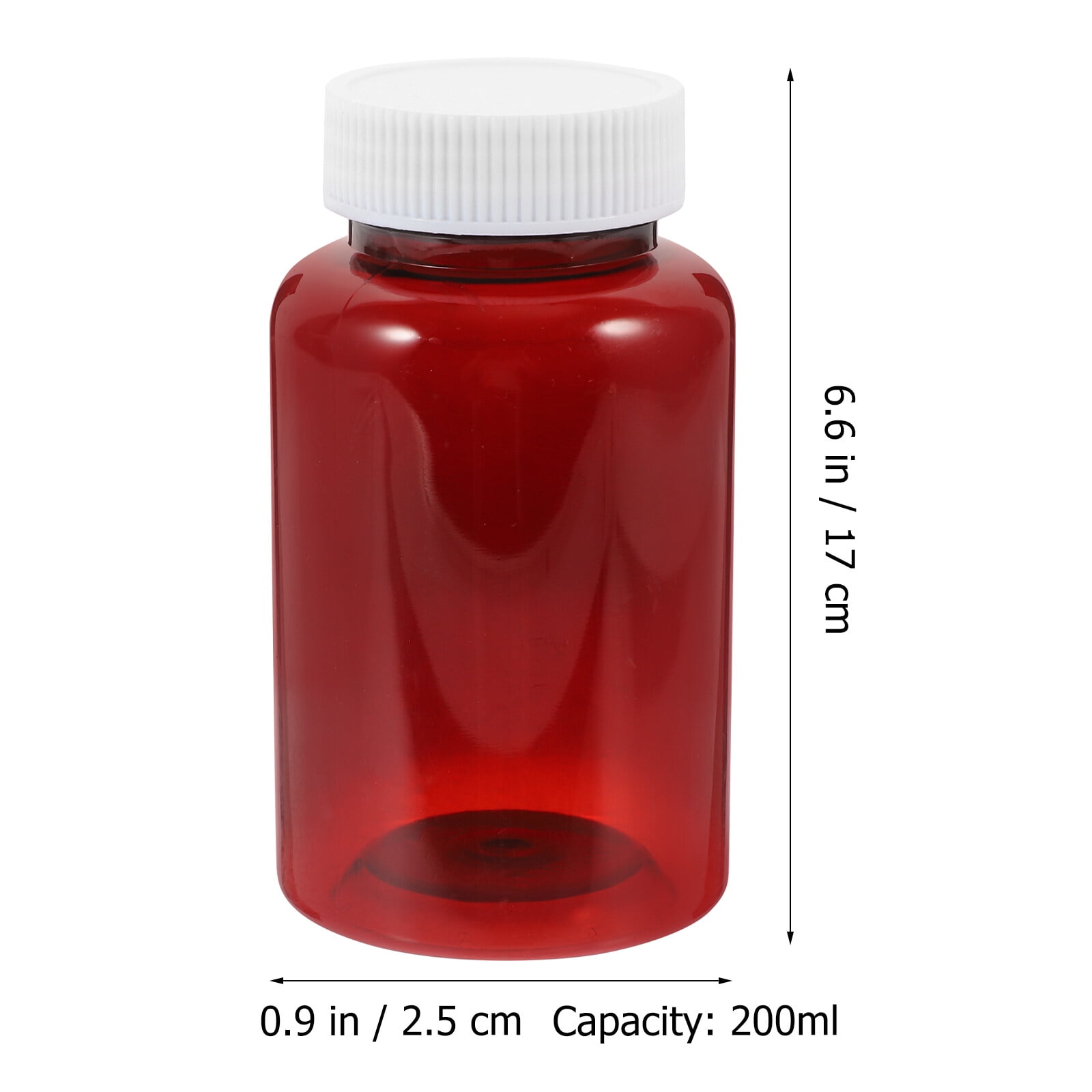 12 pcs Empty Medicine Container Plastic Pills Bottles Empty Pills ...