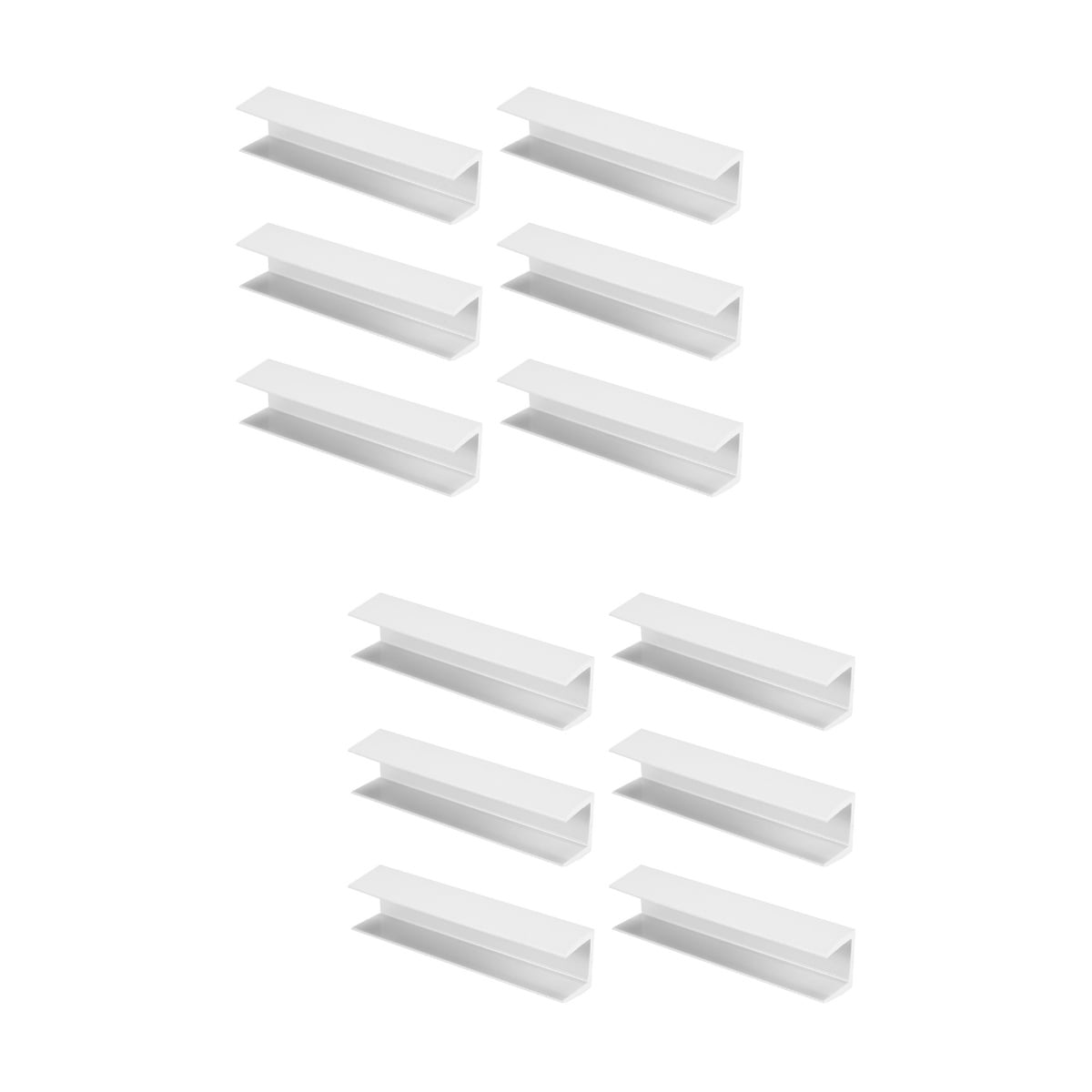 12 pcs Fence Reinforcement Groove U Shape Portable Reinforcement Groove ...