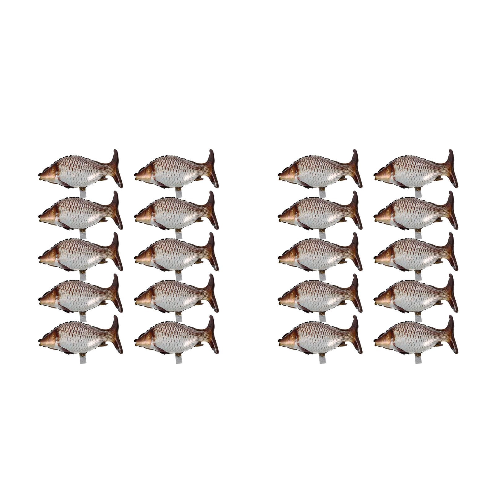 12 pcs Fish Shaped Aluminum Film Balloons Ocean Animal Party Supplies ...