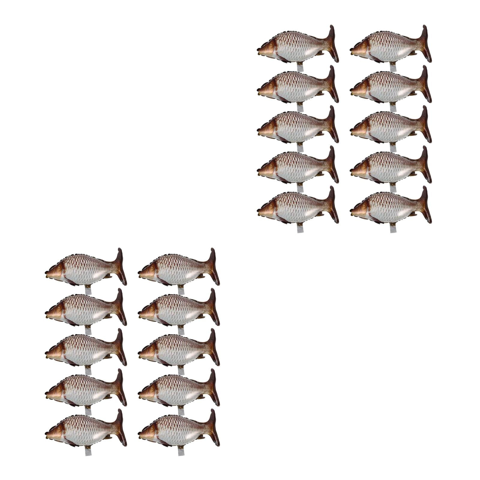 12 pcs Fish Shaped Balloons Sea Animals Foil Balloons Ocean Fish ...