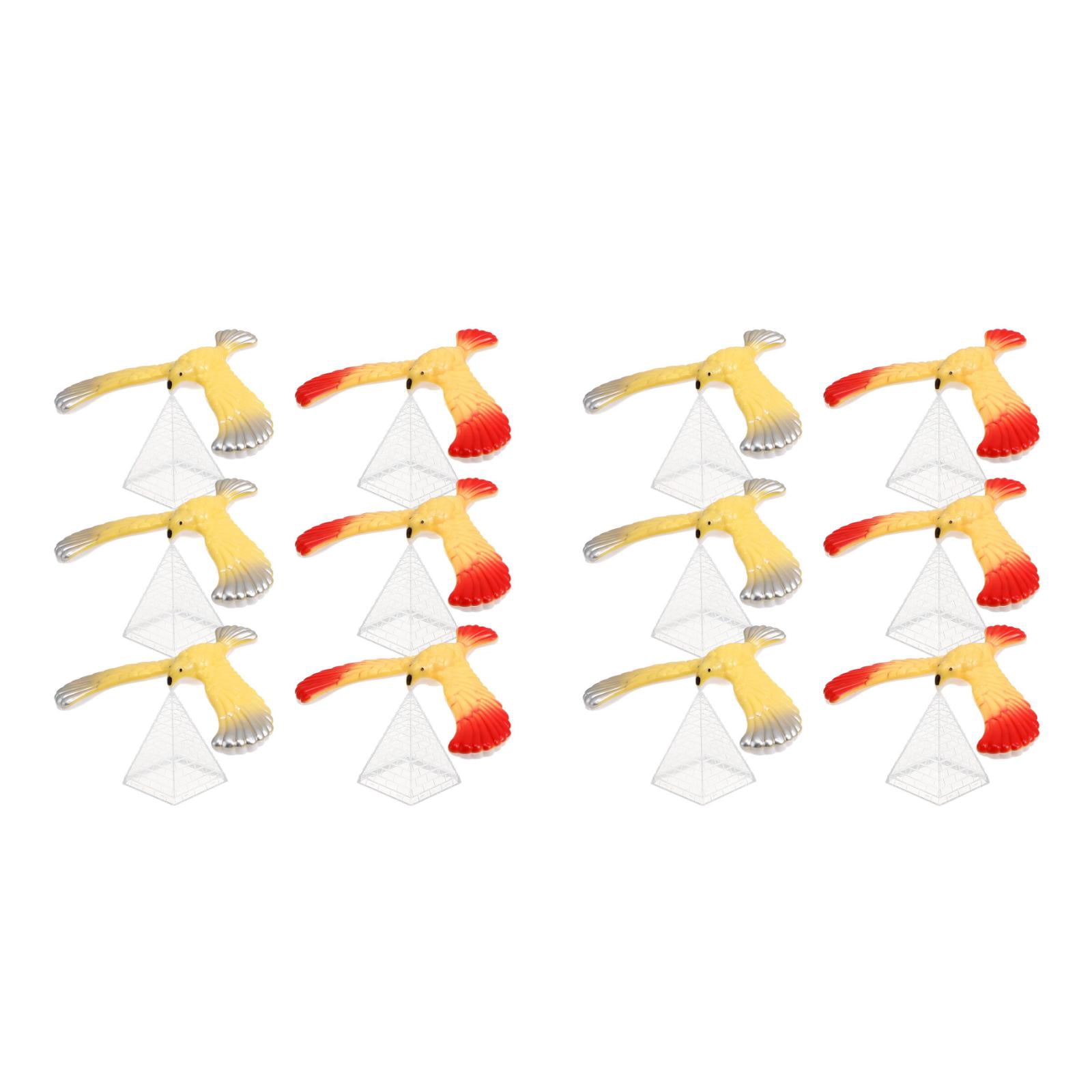 12 pcs Funny Balance Eagle Toys Plastic Birds Toys Educational Prop ...