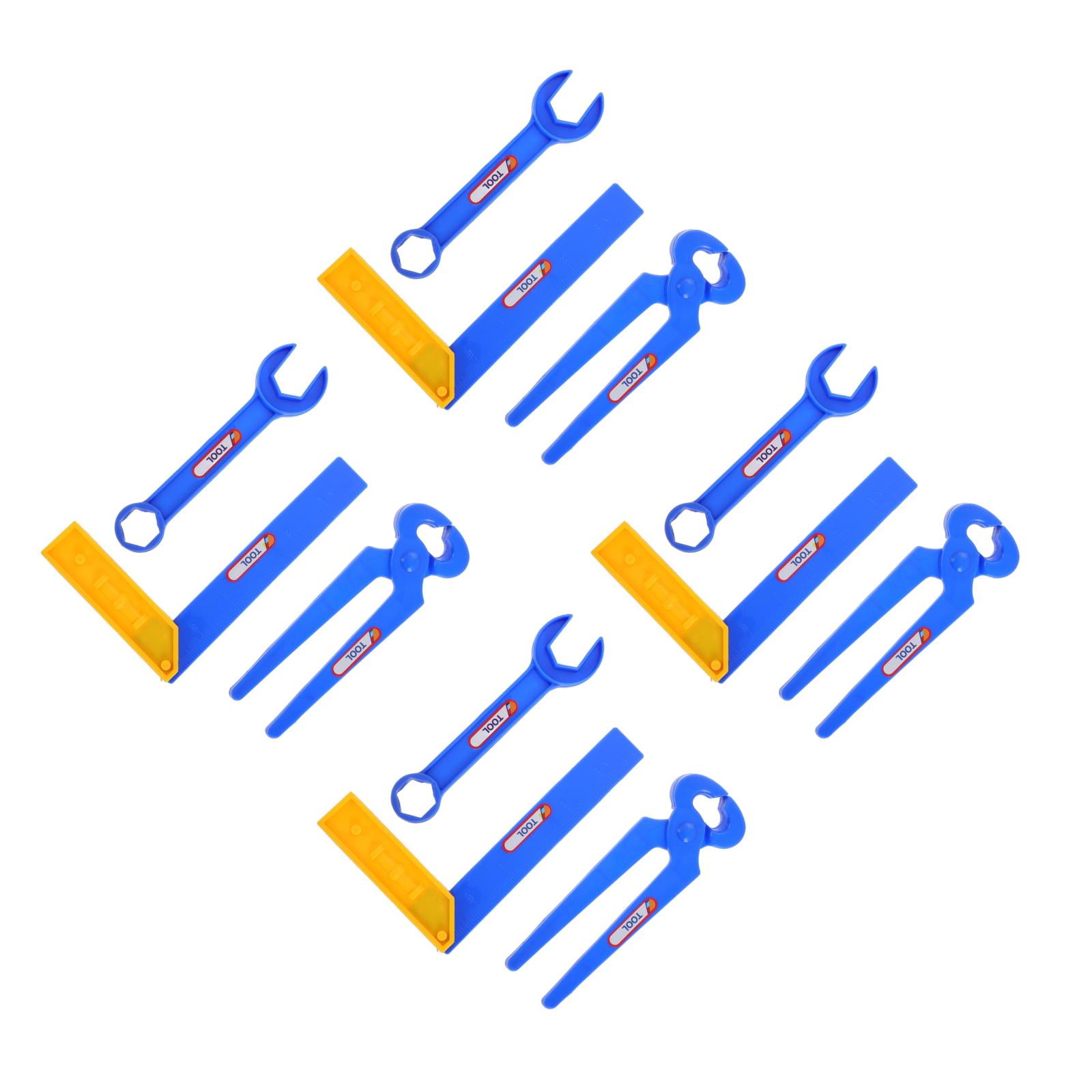 12 pcs Kids Tool Box Set Toddler Drill Toy Pretend Play Tools for Kids ...