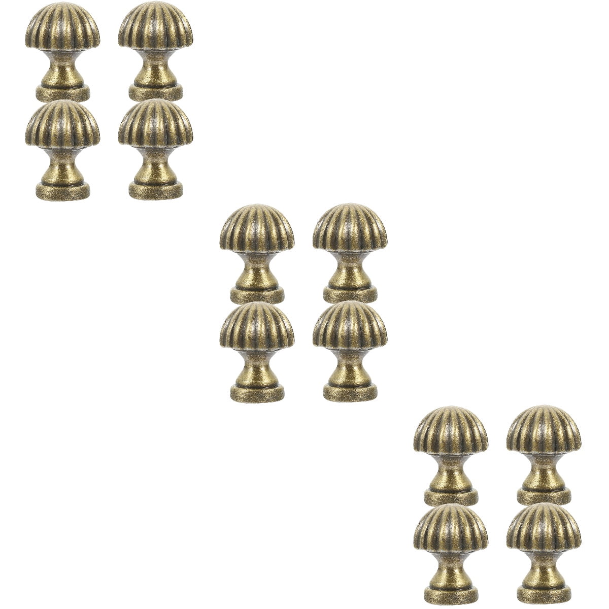 12 pcs Lamp Finial Lamp Shade Metal Finial Decorations Table Lamps ...
