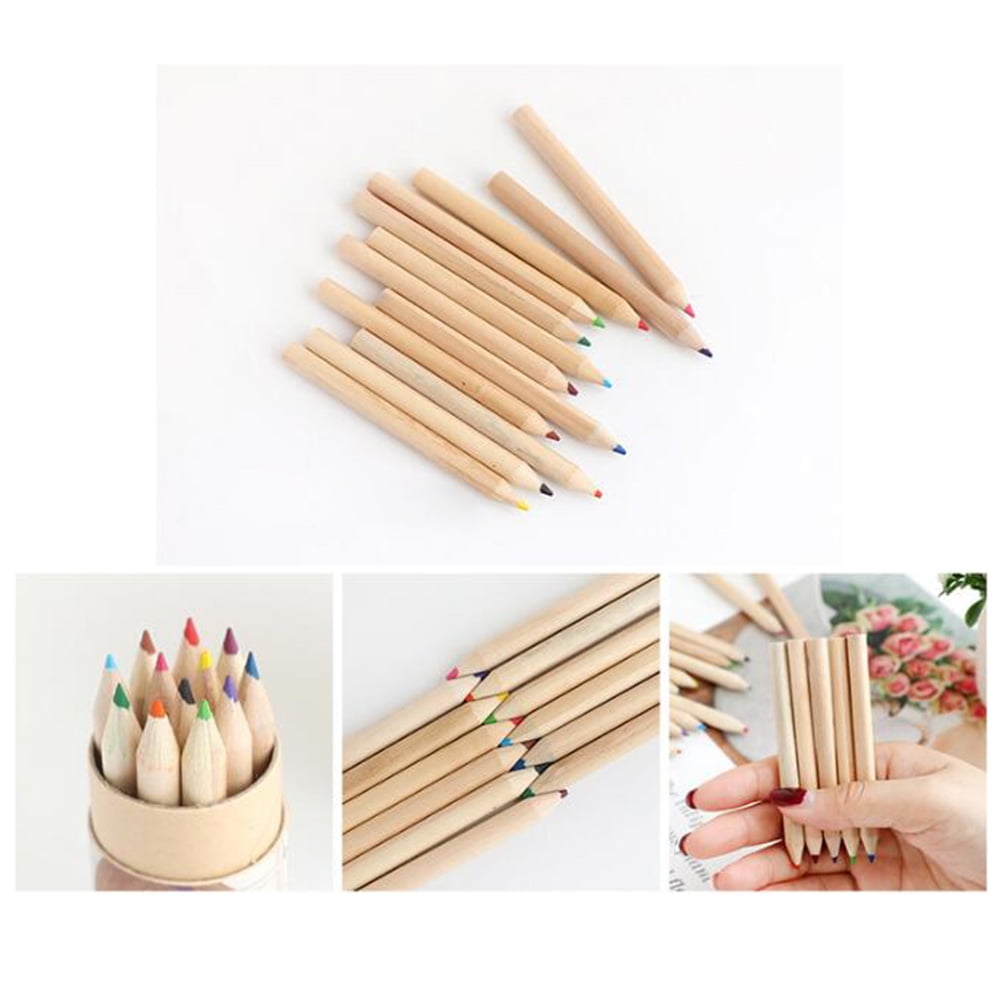 12 pcs Mini Bear 12 Color Pencil Drawing Pen Color Pen Colored Pencil ...