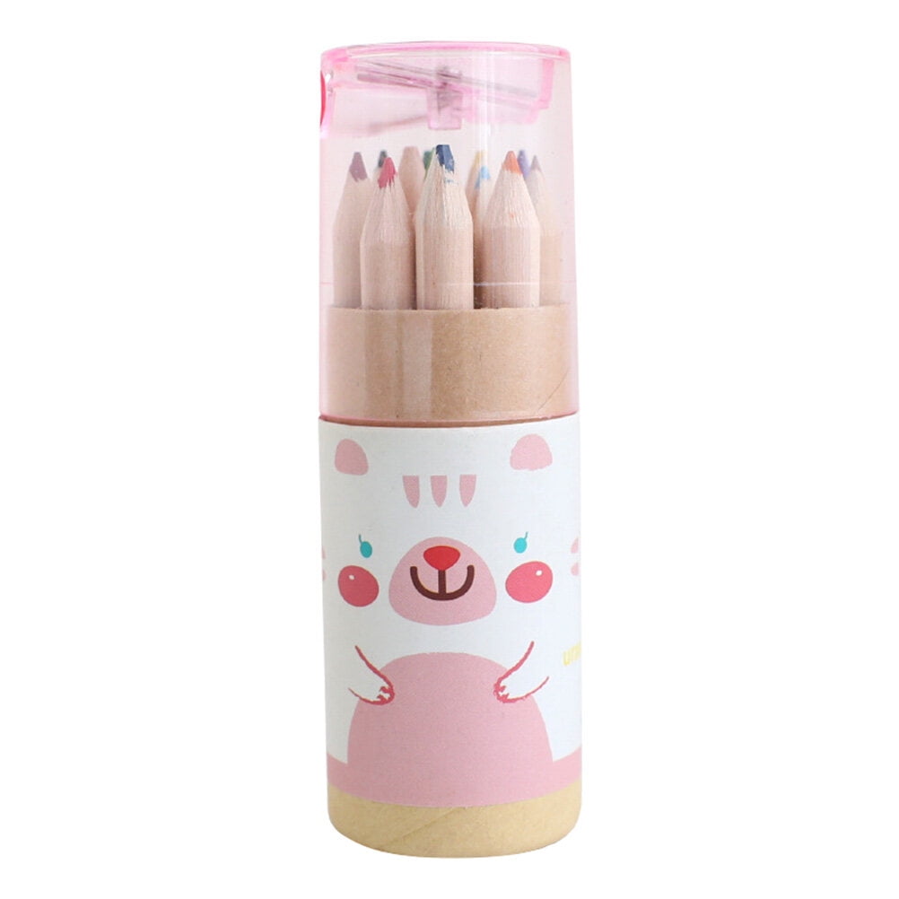 Howooi 12 pcs Mini Bear 12 Color Pencil Drawing Pen Color Pen Colored ...