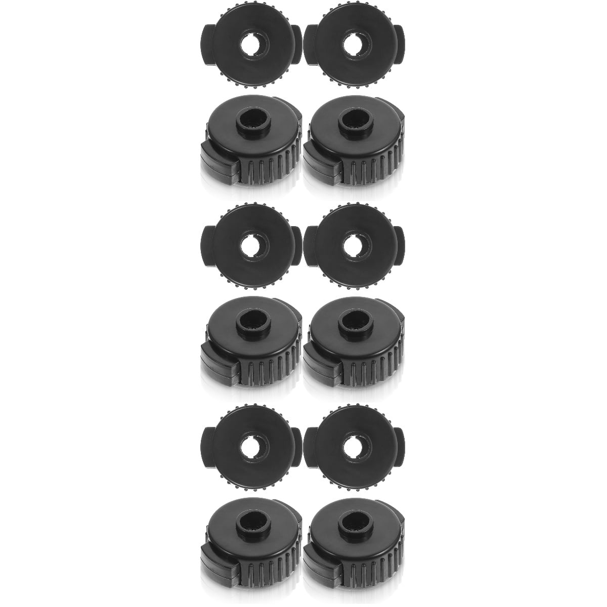 12 pcs Plastic Cymbal Nuts Quick Release Cymbal Nut Percussion Drum Kit ...