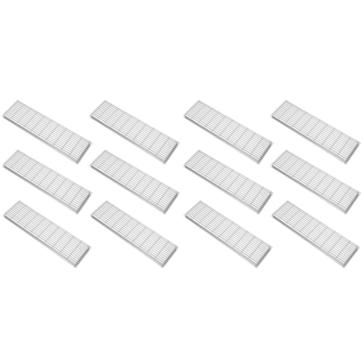 Eease 12 pcs Plastic Vents Cover Rectangular Vent for Cabinets Side ...