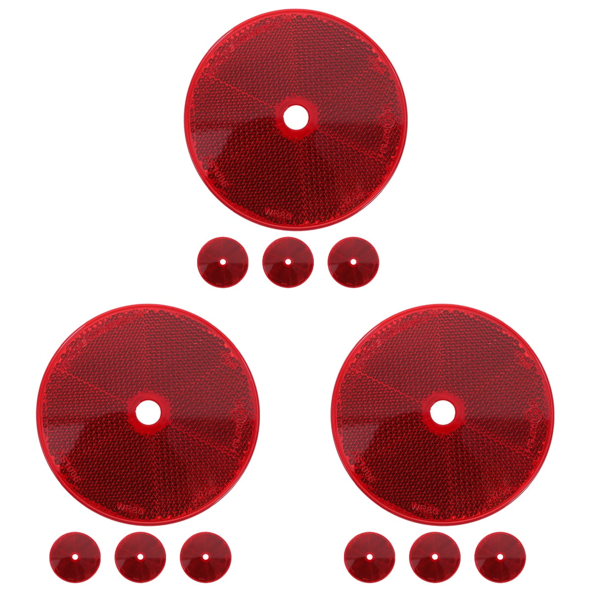 unbranded 12 pcs Reflectors Round Reflector Car Reflective Decor High ...