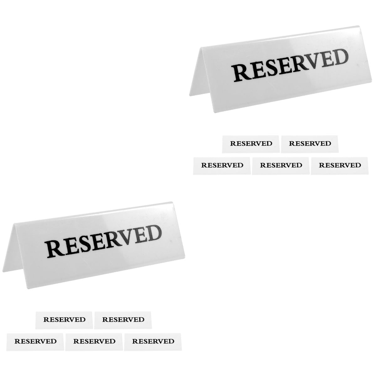 12 pcs Reserved Signs Wedding Party Reserved Sign Reserved Seats Sign ...
