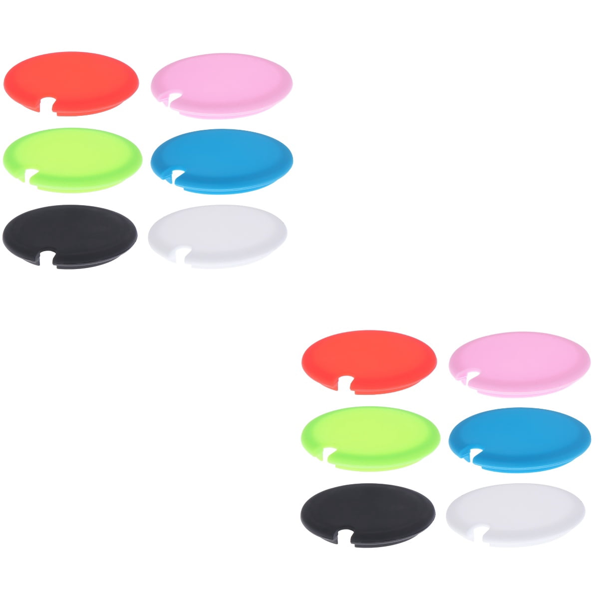 12 pcs Silicone Coffee Cup Lids with Gap Mug Cover Reusable Water ...