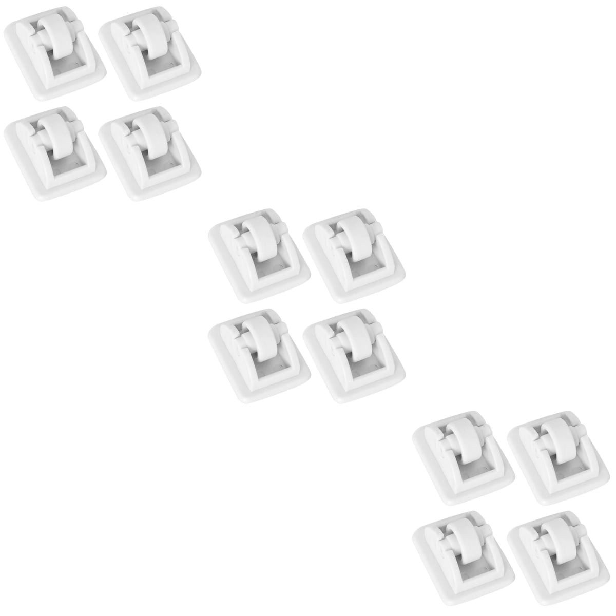 12 pcs Small Caster Wheels Adhesive Casters Storage Container Stick On ...