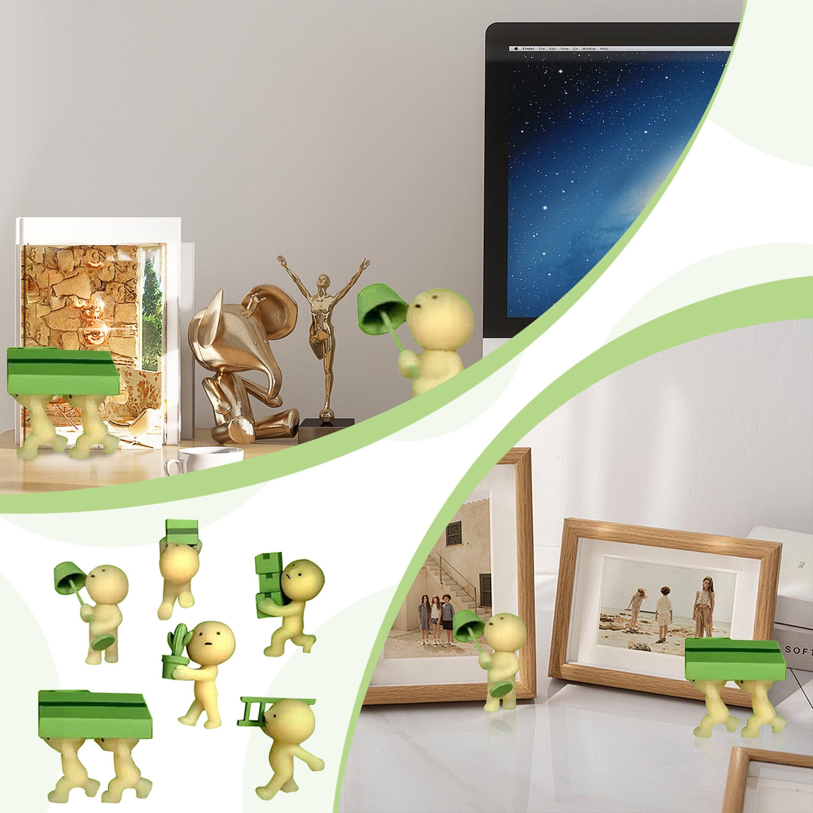 12 pcs Smiski Figures, The Fantastic World of Fluorescent Elves: Smiski ...