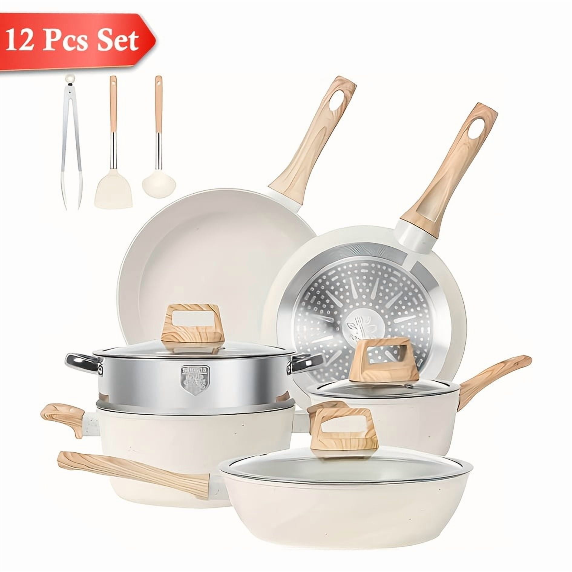 12-piece/ 5-piece Non-stick Cookware Set Non-stick Cookware Set Non ...