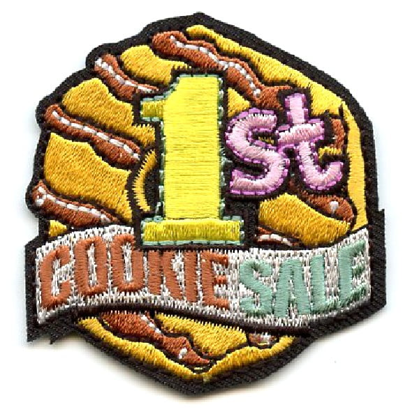 12 pieces 2" Custom Activity Scouts Applique Fun Patches - 1st Cookie Sale Patch - Walmart.com