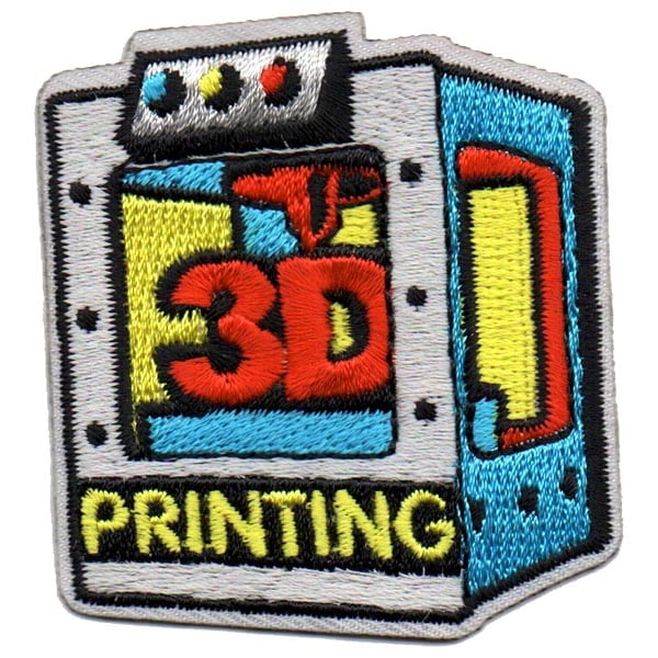 12 pieces 2" Custom Activity Scouts Applique Fun Patches - 3D Printing ...