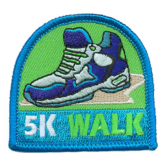 12 pieces 2" Custom Activity Scouts Applique Fun Patches - 5K Walk ...