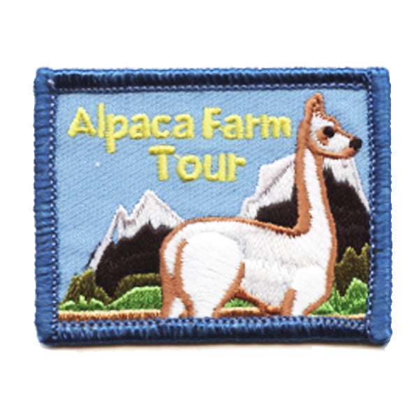 12 pieces 2" Custom Activity Scouts Applique Fun Patches - Alpaca Farm ...