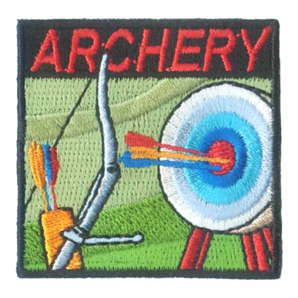 12 pieces 2" Custom Activity Scouts Applique Fun Patches - Archery Patch - Walmart.com