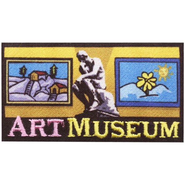 12 pieces 2" Custom Activity Scouts Applique Fun Patches - Art Museum ...