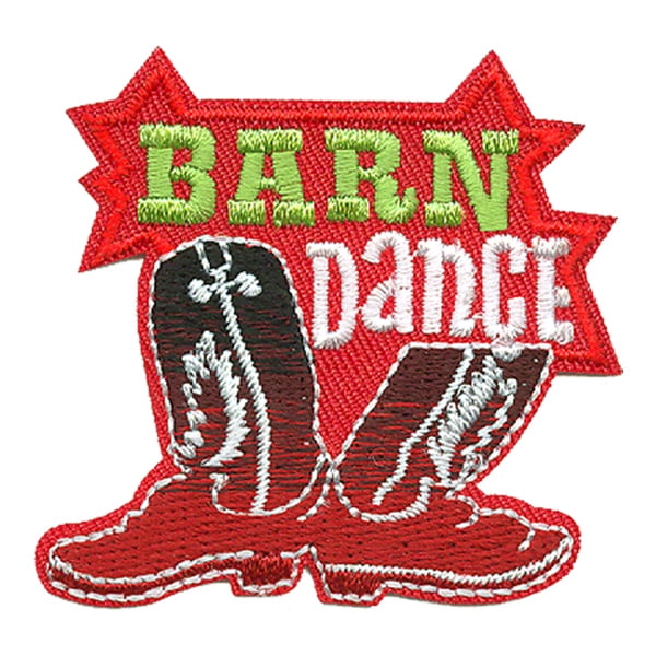 12 pieces 2" Custom Activity Scouts Applique Fun Patches - Barn Dance ...